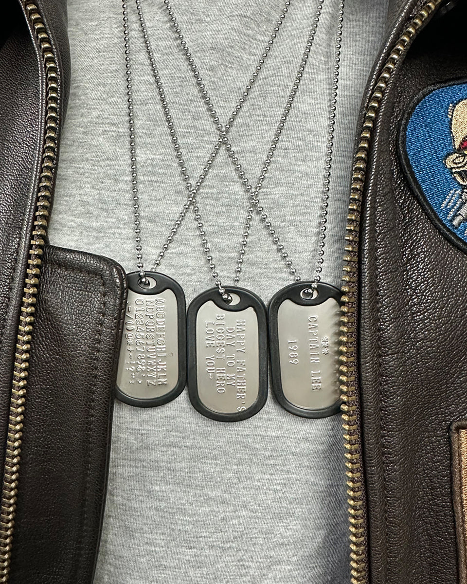 TOP GUN® CUSTOMIZABLE MILITARY DOG TAG NECKLACE – Top Gun Store